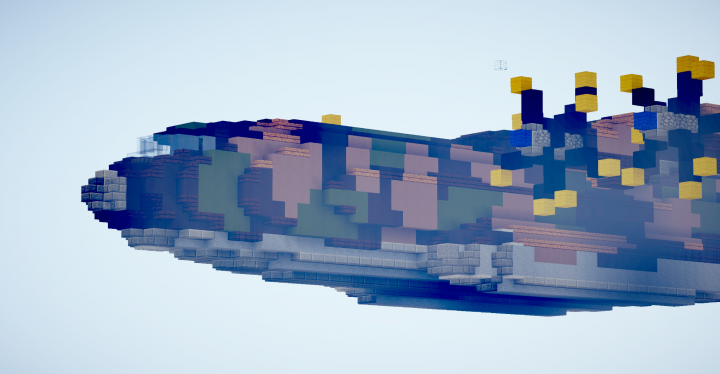 Russian Air Force AN-22 camouflage【1.5：1】 Minecraft Map