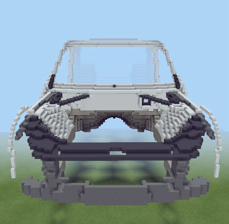 Mercedes-Benz S-class W222 Minecraft Map