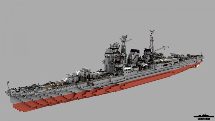 IJN Myoko 1:1 Scale Minecraft Map