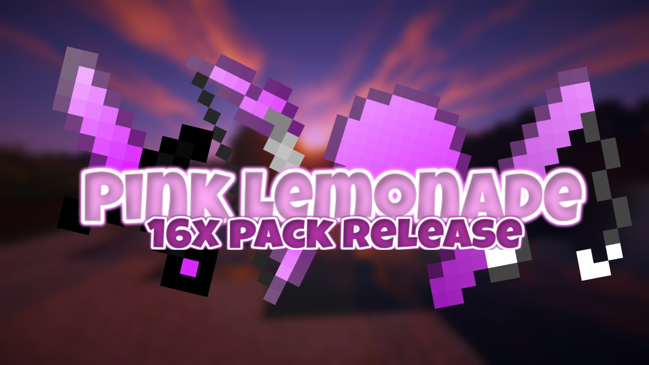 16x16 Pink Lemonade Texture Pack Minecraft Texture Pack