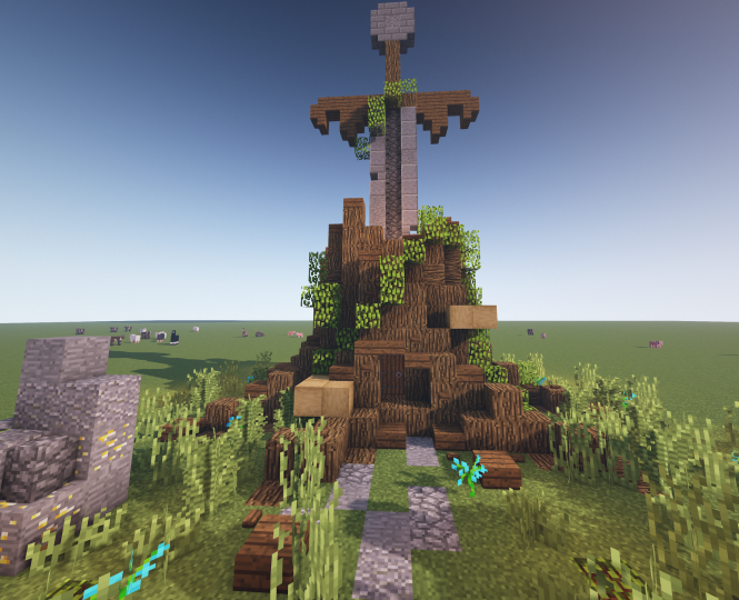 Stump House Concept Minecraft Map