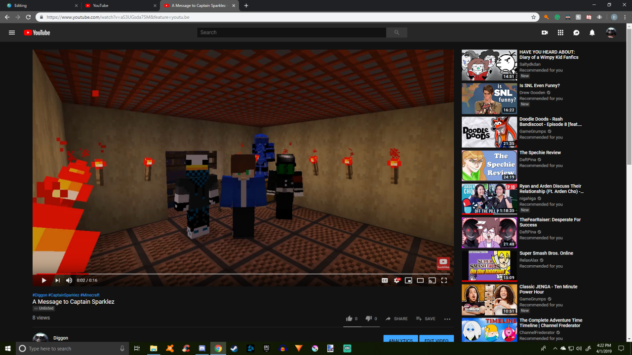 Please play Captain Sparklez! Minecraft Map