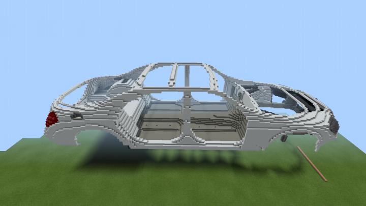 Mercedes-Benz S-class W222 Minecraft Map