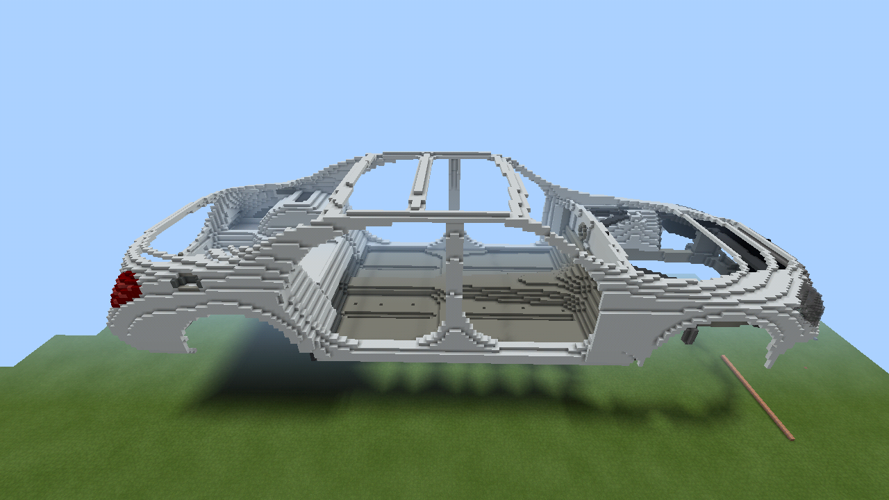 Mercedes-Benz S-class W222 Minecraft Map