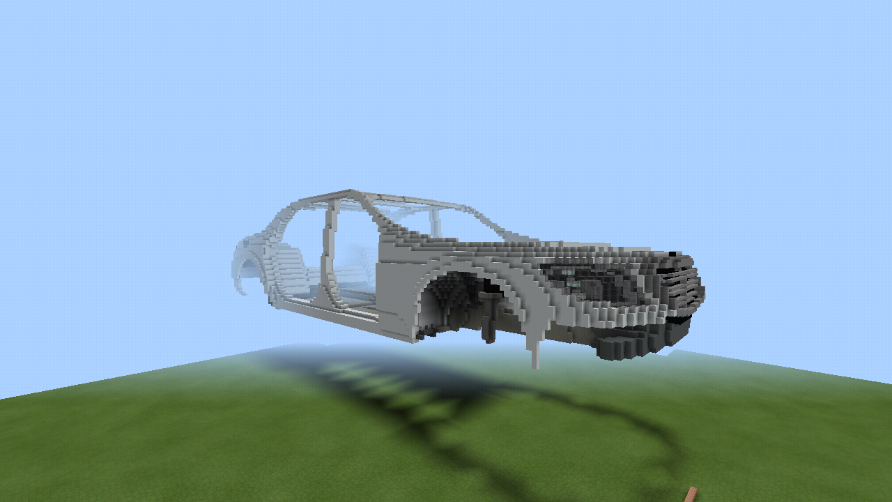 Mercedes-Benz S-class W222 Minecraft Map