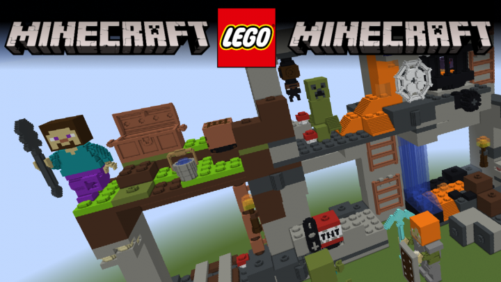 LEGO Minecraft in Minecraft! Minecraft Map