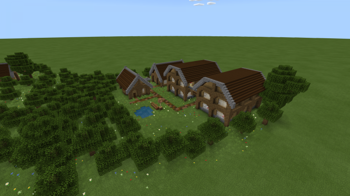 The first village done!!! (UPDATE ADDED!!!) Minecraft Map