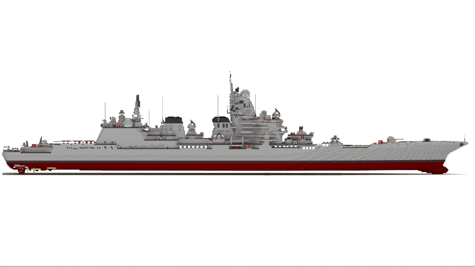 Stalingrad-class -nuclear cruiser Minecraft Map