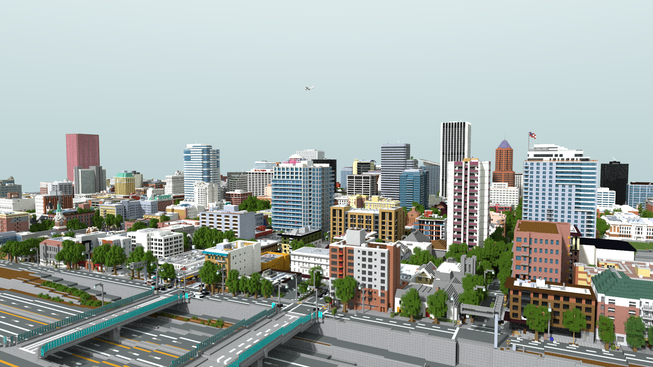 PortlandMC - Portland, Oregon in Minecraft Minecraft Map