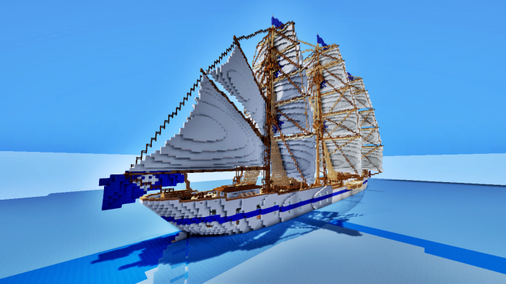 Clipper ship "Le Grand Cru" Minecraft Map