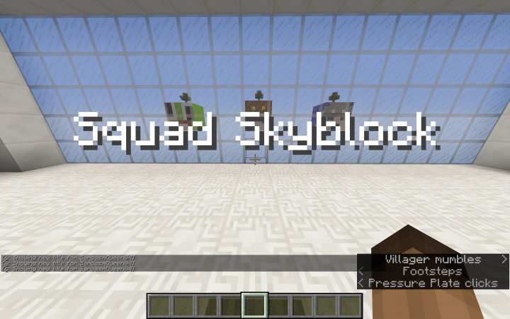 The Squad Skyblock Minecraft Map