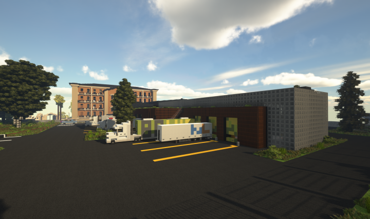 Modern Warehouse - TheVisual_Play Minecraft Project