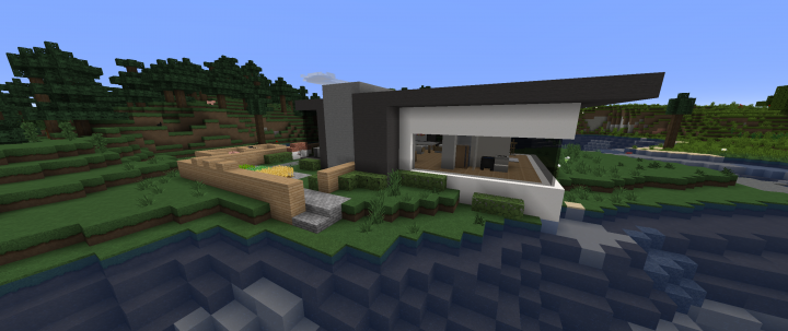 Modern Survival House Minecraft Map