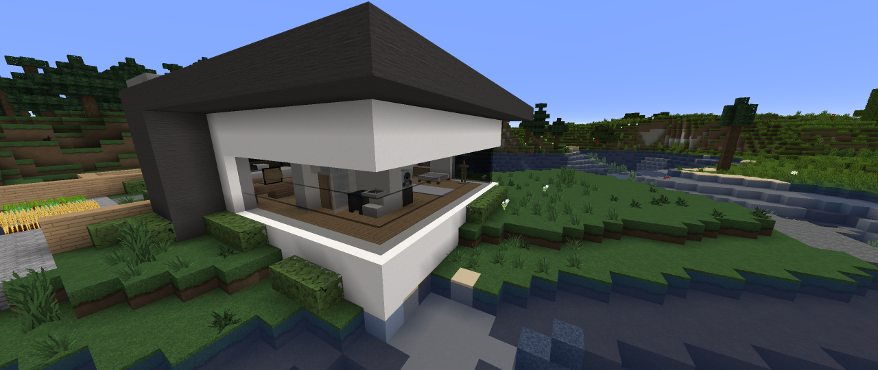 Modern Survival House Minecraft Map