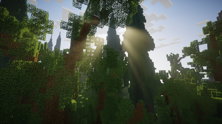 Onepiece - Skypiea + Golden city ! :D Minecraft Map