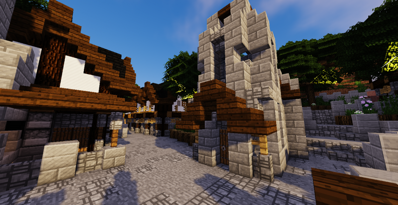 Small Fantasy Town Minecraft Map