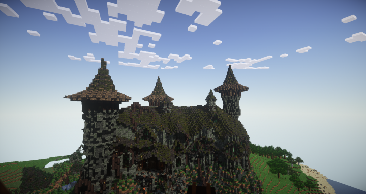 Black elf castle Minecraft Map