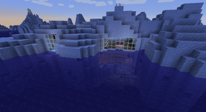 Glacier House Minecraft Map
