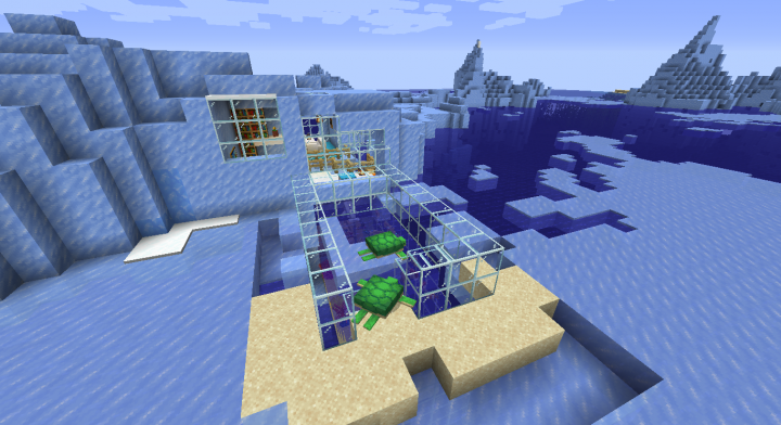 Glacier House Minecraft Map