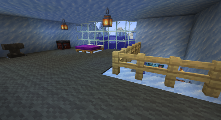 Glacier House Minecraft Map