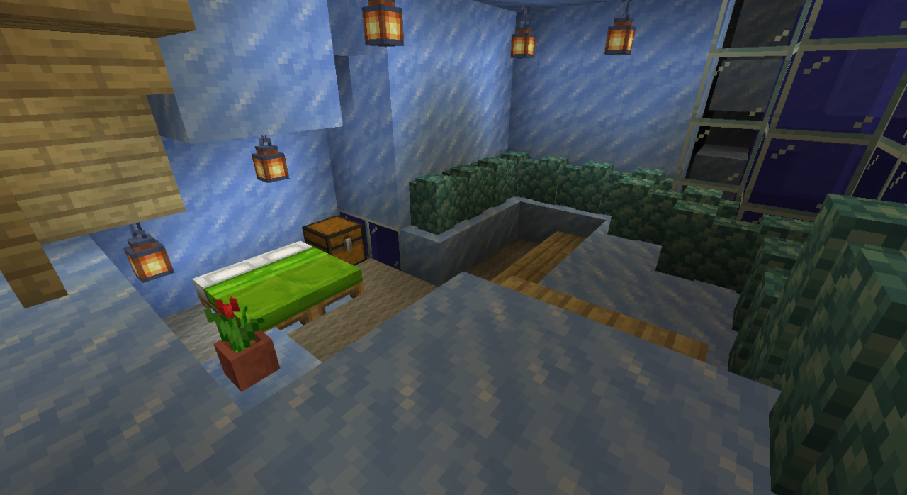 Glacier House Minecraft Map