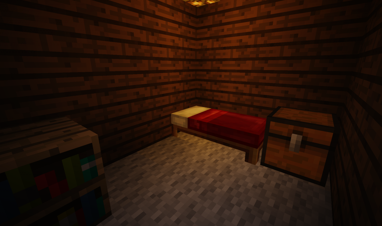 Country Spruce Cabin & Two Giant Spruce Trees Minecraft Map