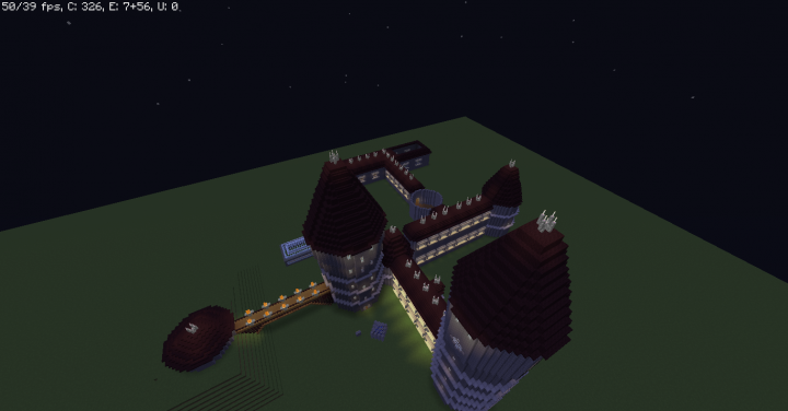 Fireground School of Witchcraft and Wizardry Minecraft Map