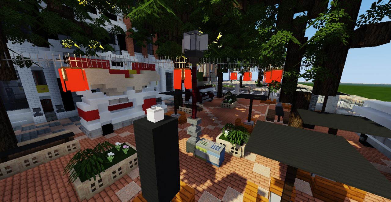 Small Food Truck Park Minecraft Map