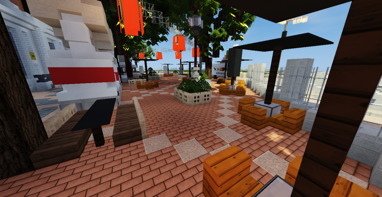 Small Food Truck Park Minecraft Map