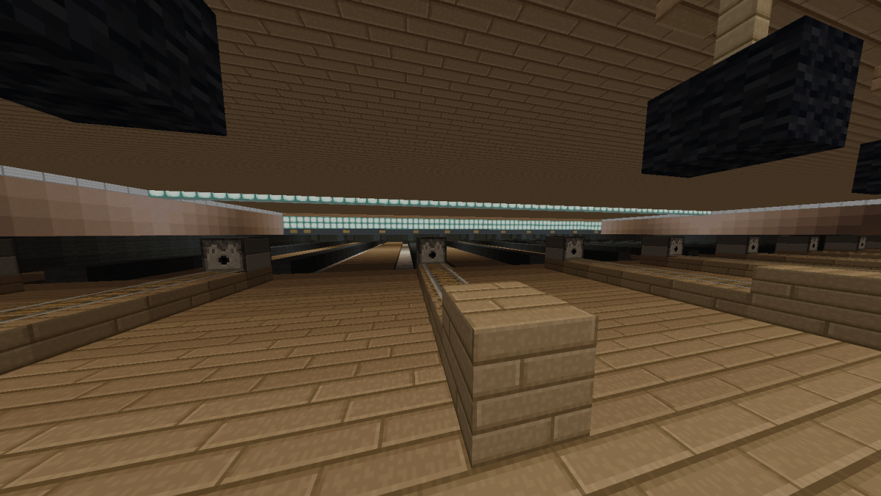 Minecraft Bowling Alley (1.8 or later) Minecraft Map