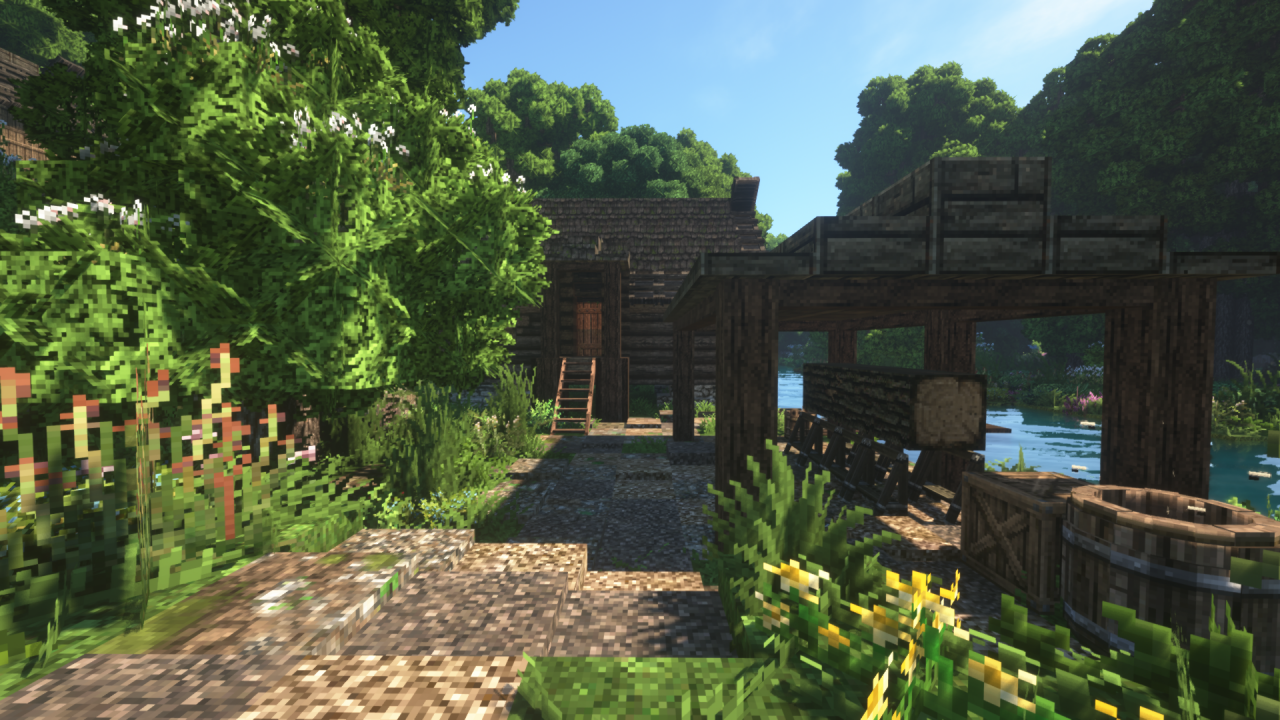 Small Medieval Hut - A Conquest Reforged Project Minecraft Map