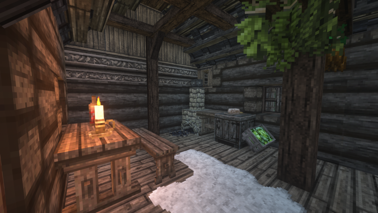 Small Medieval Hut - A Conquest Reforged Project Minecraft Map