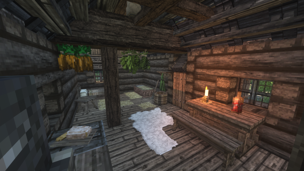 Small Medieval Hut - A Conquest Reforged Project Minecraft Map