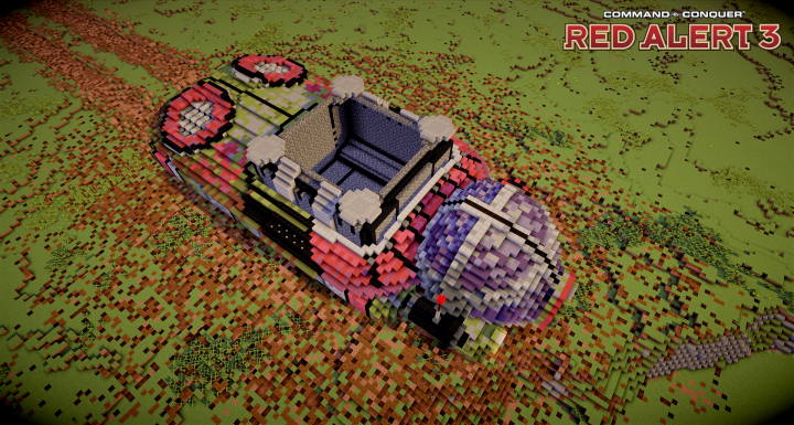 Soviet ore collector | C&C Red Alert 3 Minecraft Map