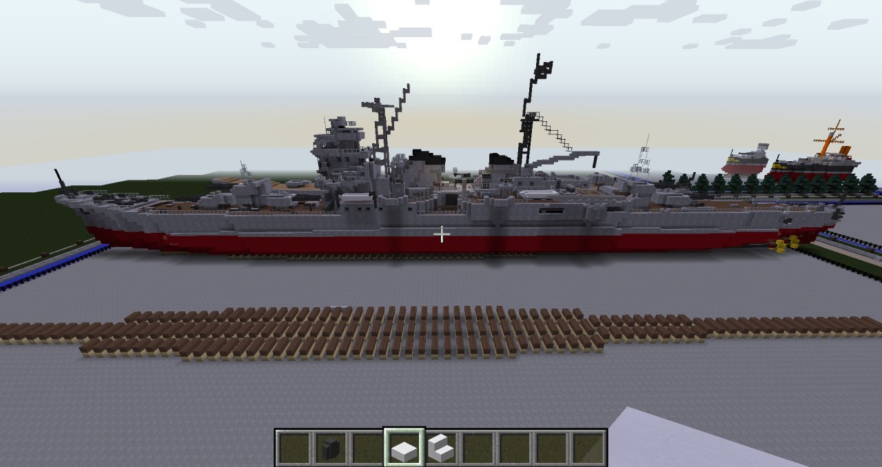 Japanese cruiser Haguro Minecraft Map