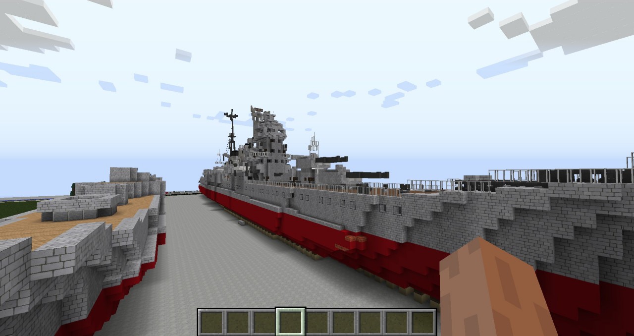 Japanese cruiser Haguro Minecraft Map