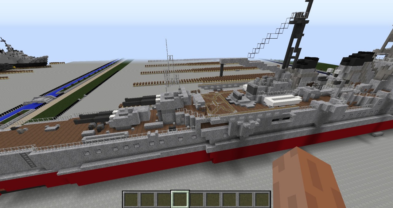 Japanese cruiser Haguro Minecraft Map