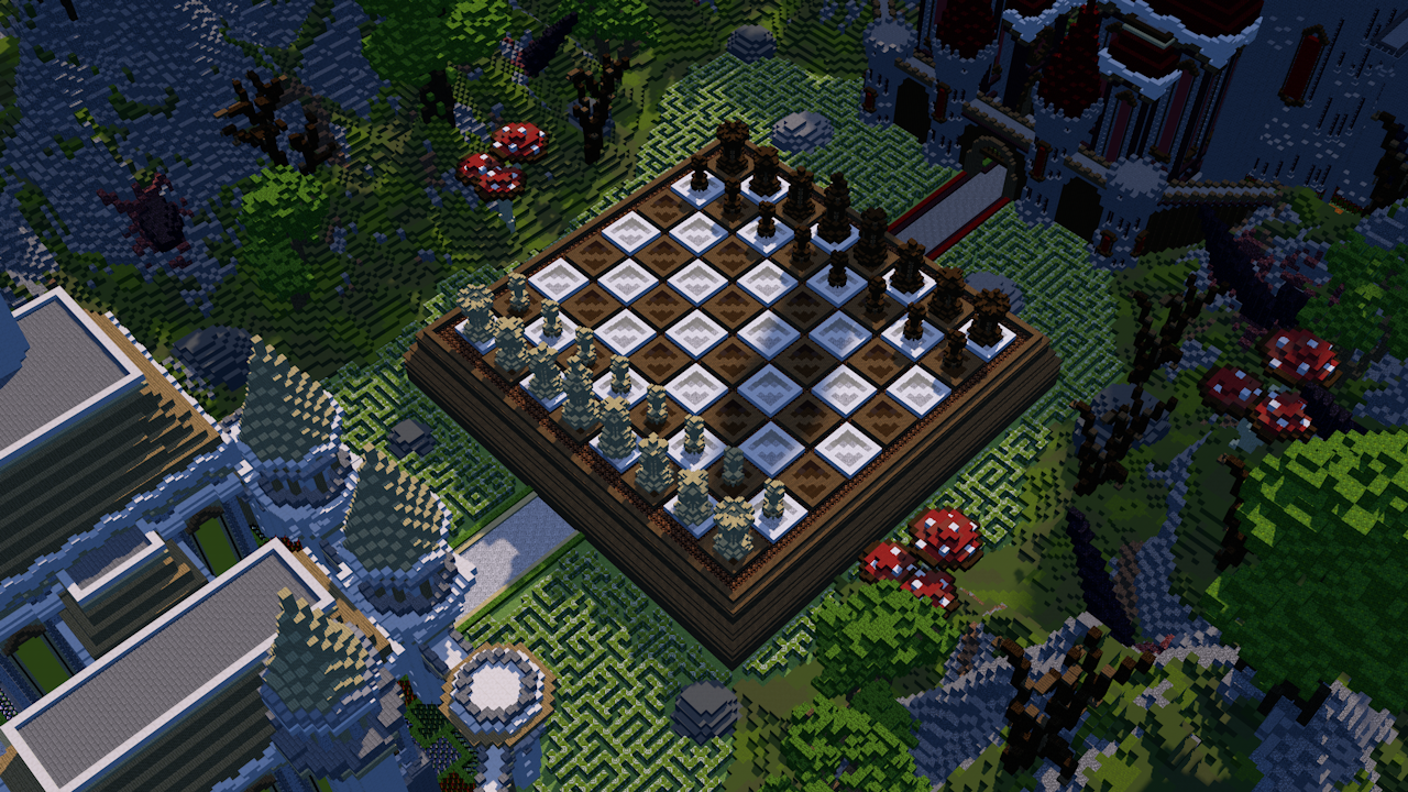 Chess game Minecraft Map
