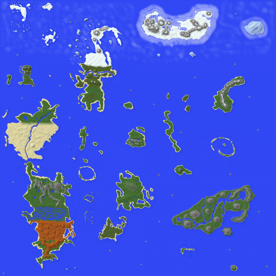 Enormous 20k x 20k WorldPainter map Minecraft Map