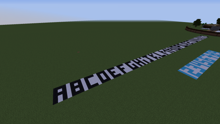 alphabet Minecraft Map