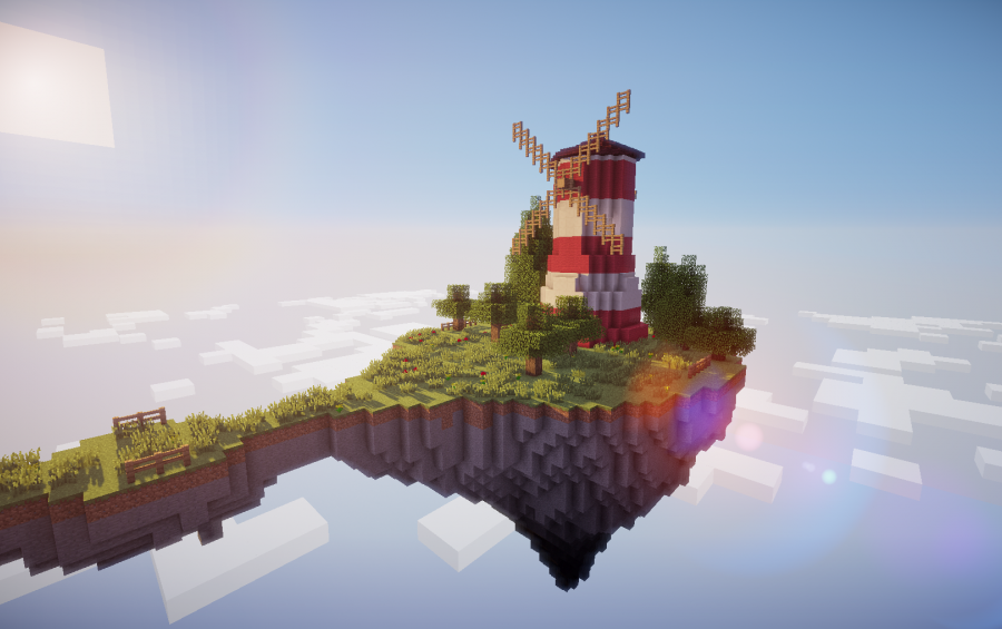flying windmill Minecraft Map