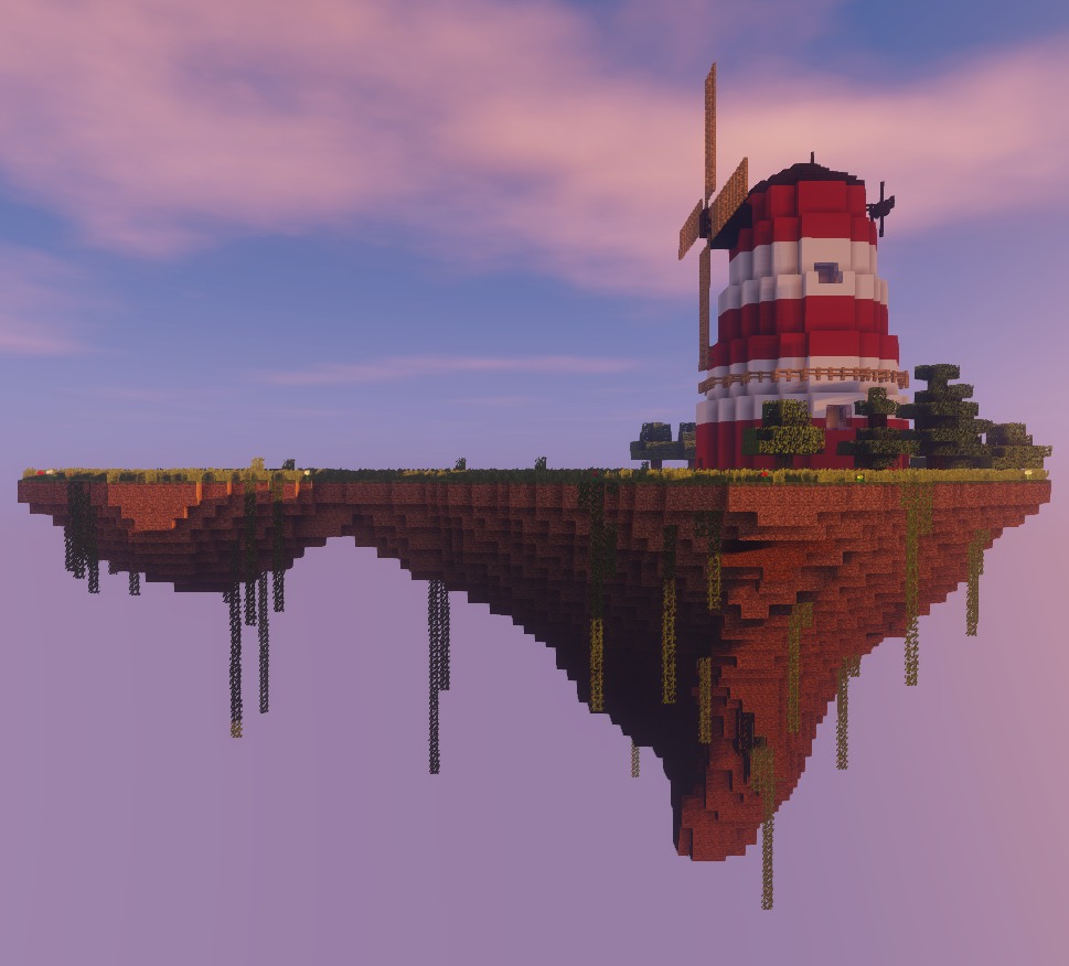 flying windmill Minecraft Map