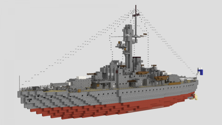 Väinämöinen, Finnish Coastal Defense Ship Minecraft Map