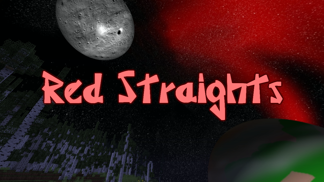 RED STRAIGHTS | Custom Sky! Minecraft Texture Pack