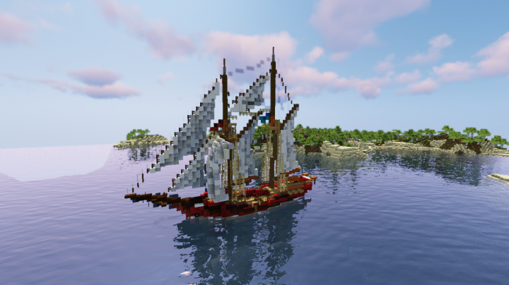 Atyla tall ship Minecraft Map