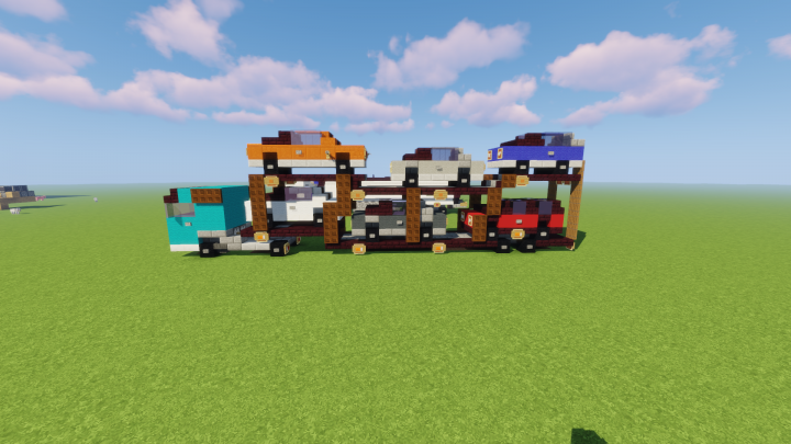 Volvo truck and cars Minecraft Map