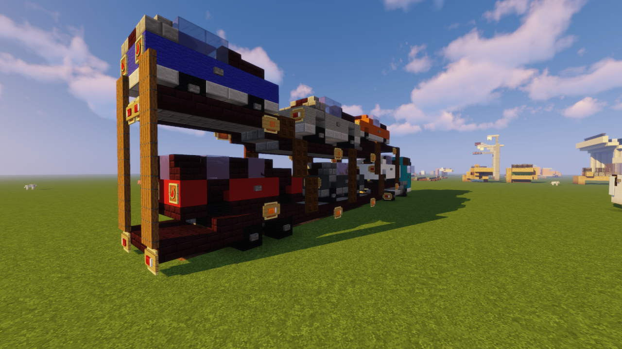 Volvo truck and cars Minecraft Map