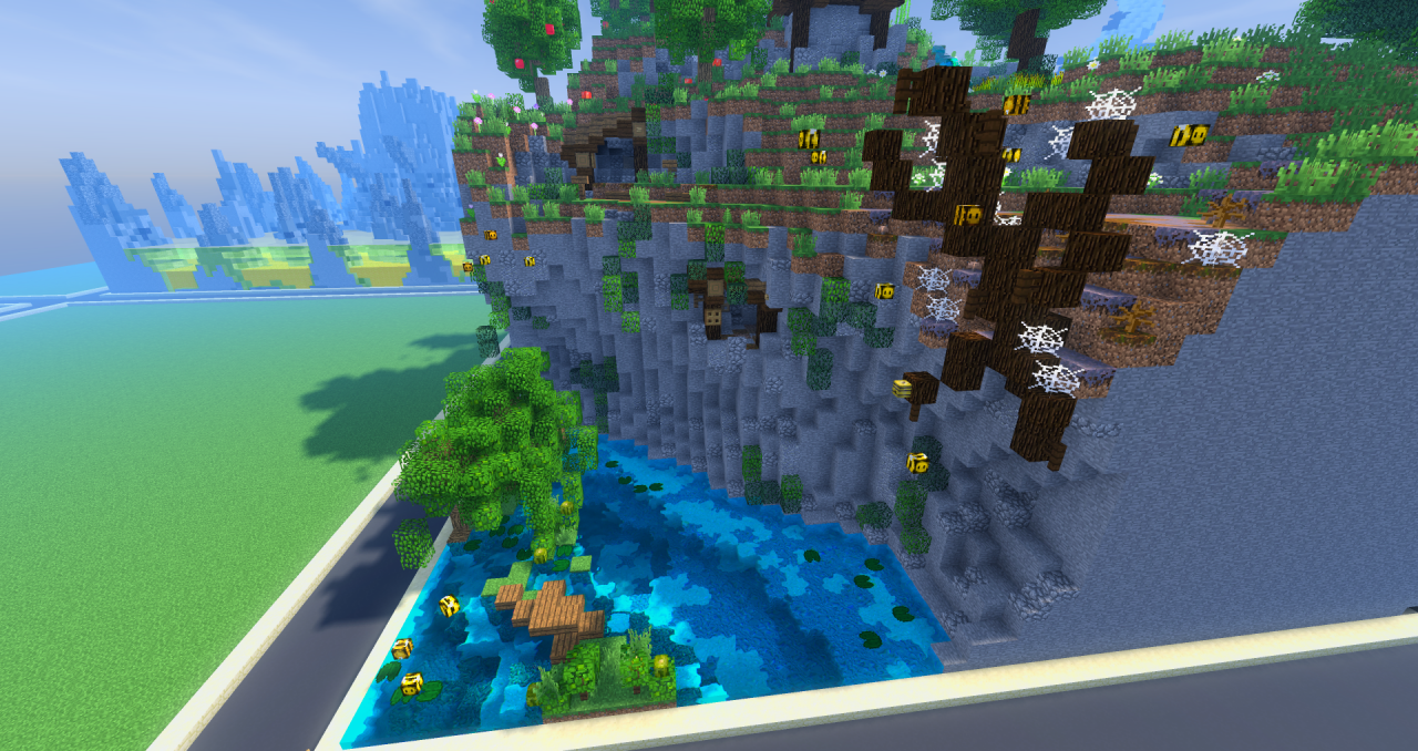 House with Landscape 50x50 Plot Minecraft Map