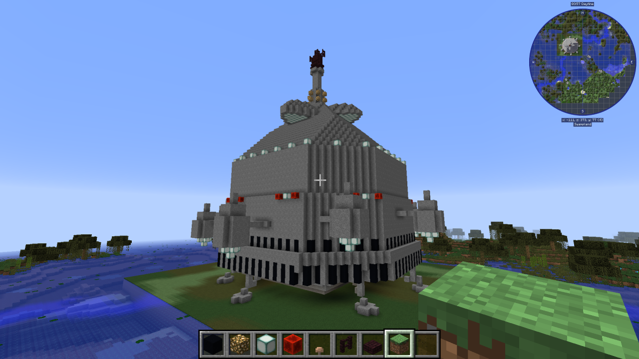 E.T. The Extra Terrestrial Spaceship Minecraft Map