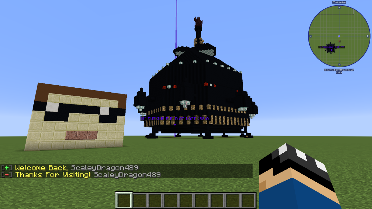 E.T. The Extra Terrestrial Spaceship Minecraft Map